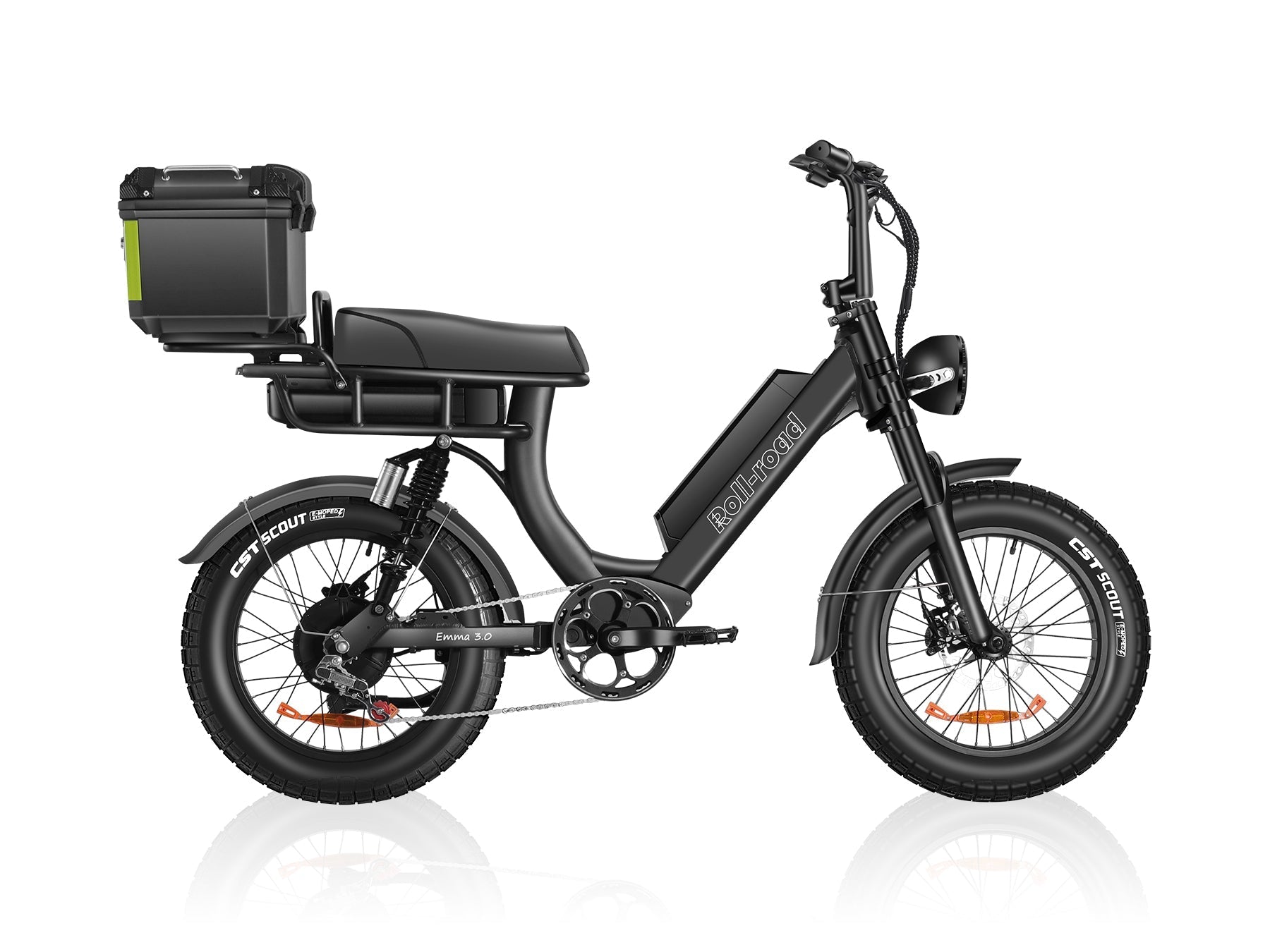 Emma 3.0 2-Seater Electric Bike For 2 Adults| 24" Long Seat Ebike For 2 Person – Roll Road Ebike