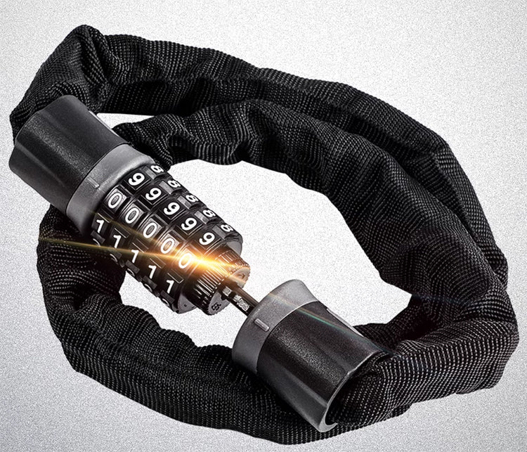 4FT（120CM） Heavy Duty Anti-theft Chain Combination Lock – Roll Road Ebike